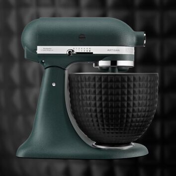KitchenAid Keramikschüssel Light&Shadow - Black Studded